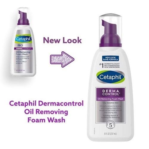 Cetaphil Derma control/ Oil removing Foaming Wash / Cleanser For Oily ...